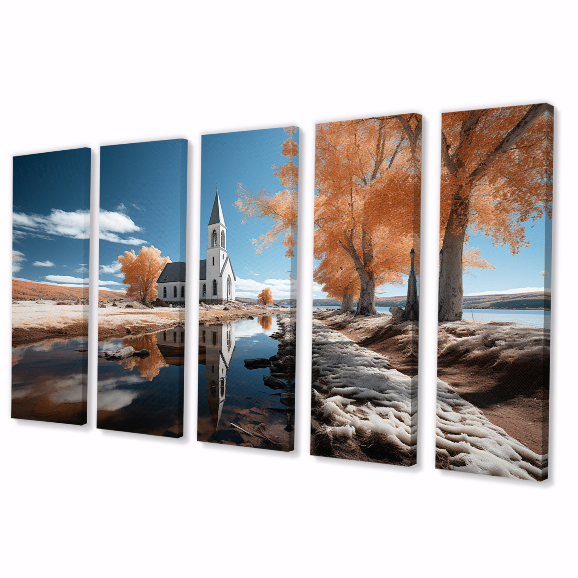 Winston Porter Landscape Church Sacred Reflections I - Spiritual Wall ...