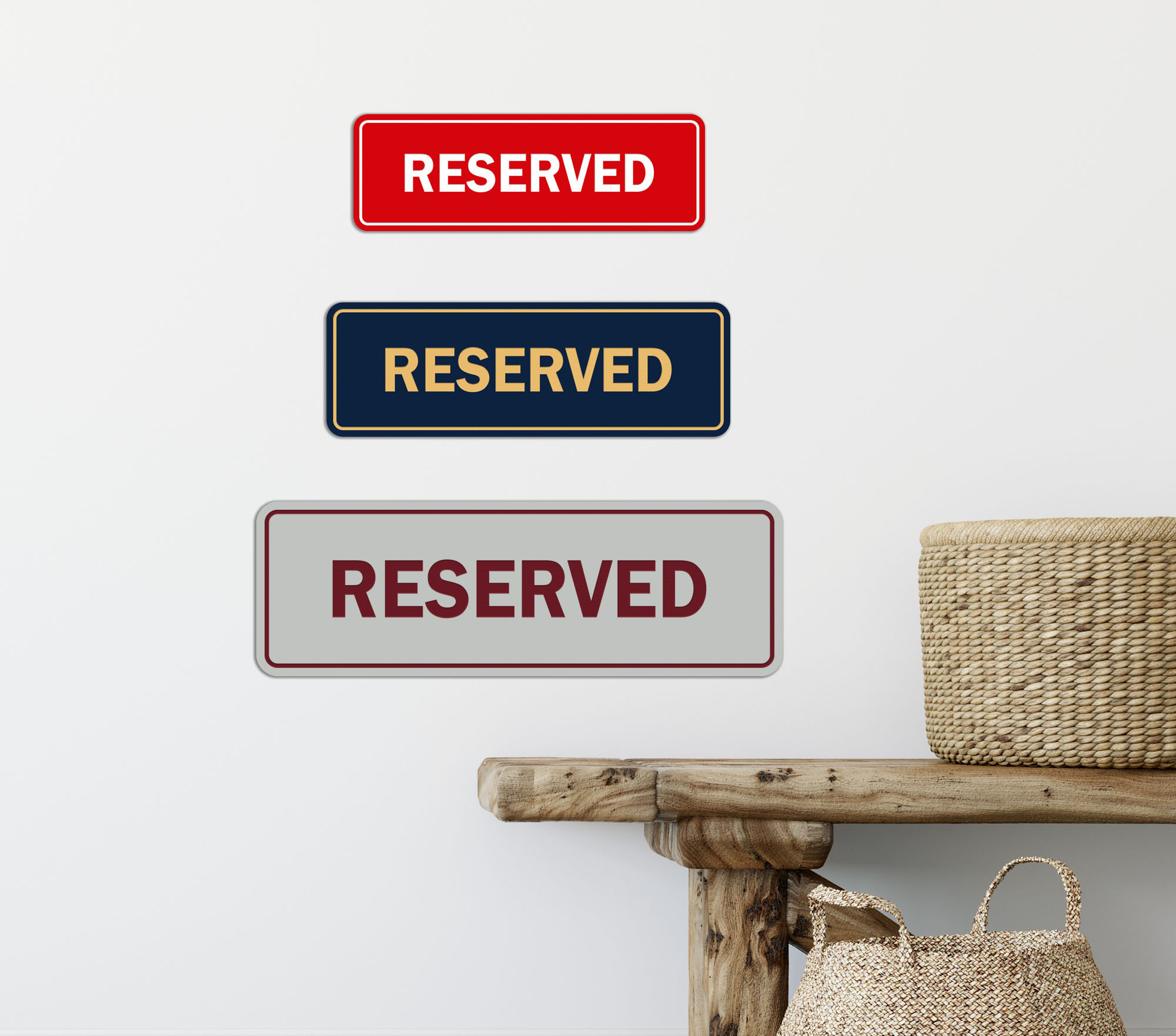 Signs ByLITA Reserved Sign | Wayfair