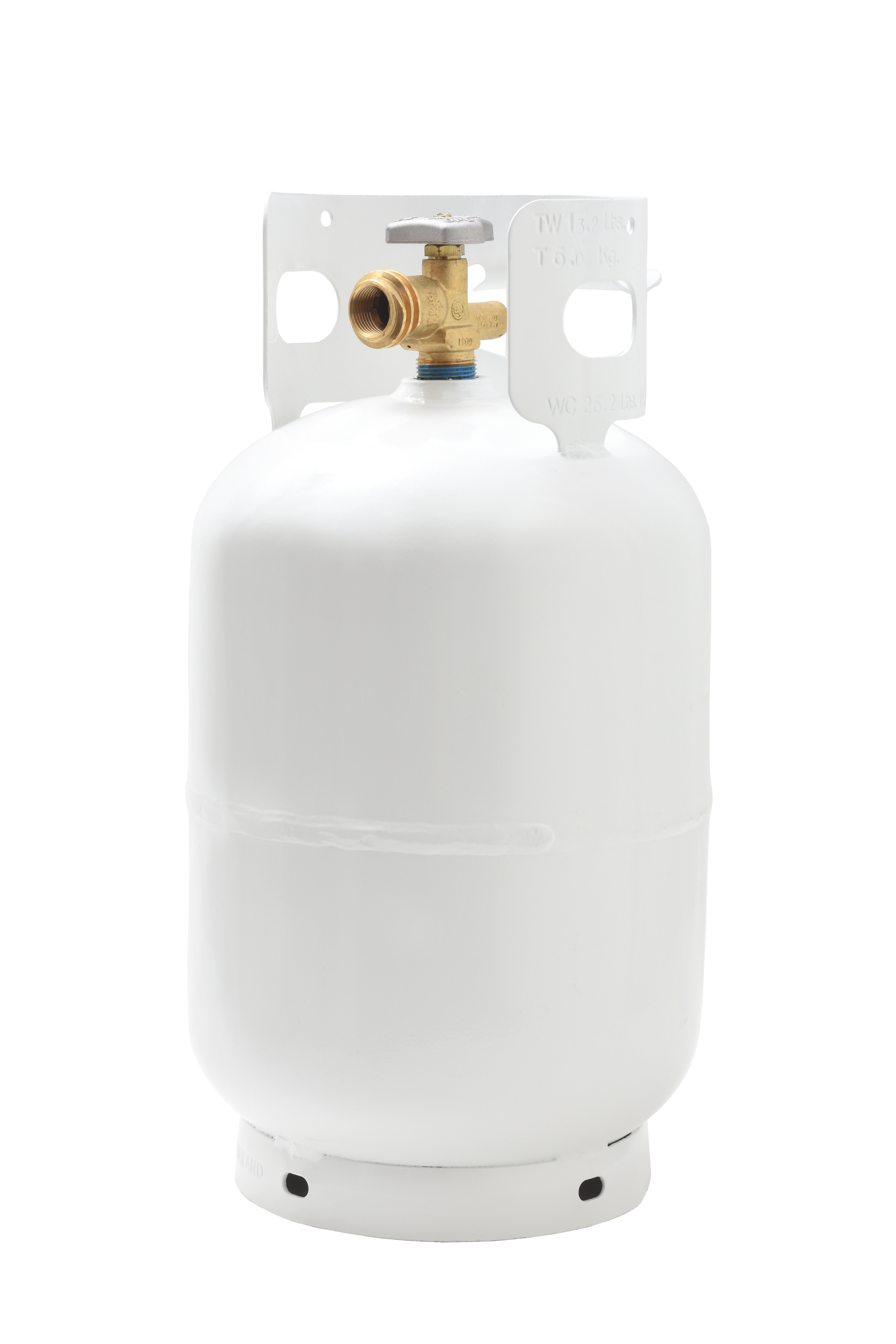 Flame King 10LB Empty Steel Propane Tank LP Cylinder, Type 1 OPD Valve ...