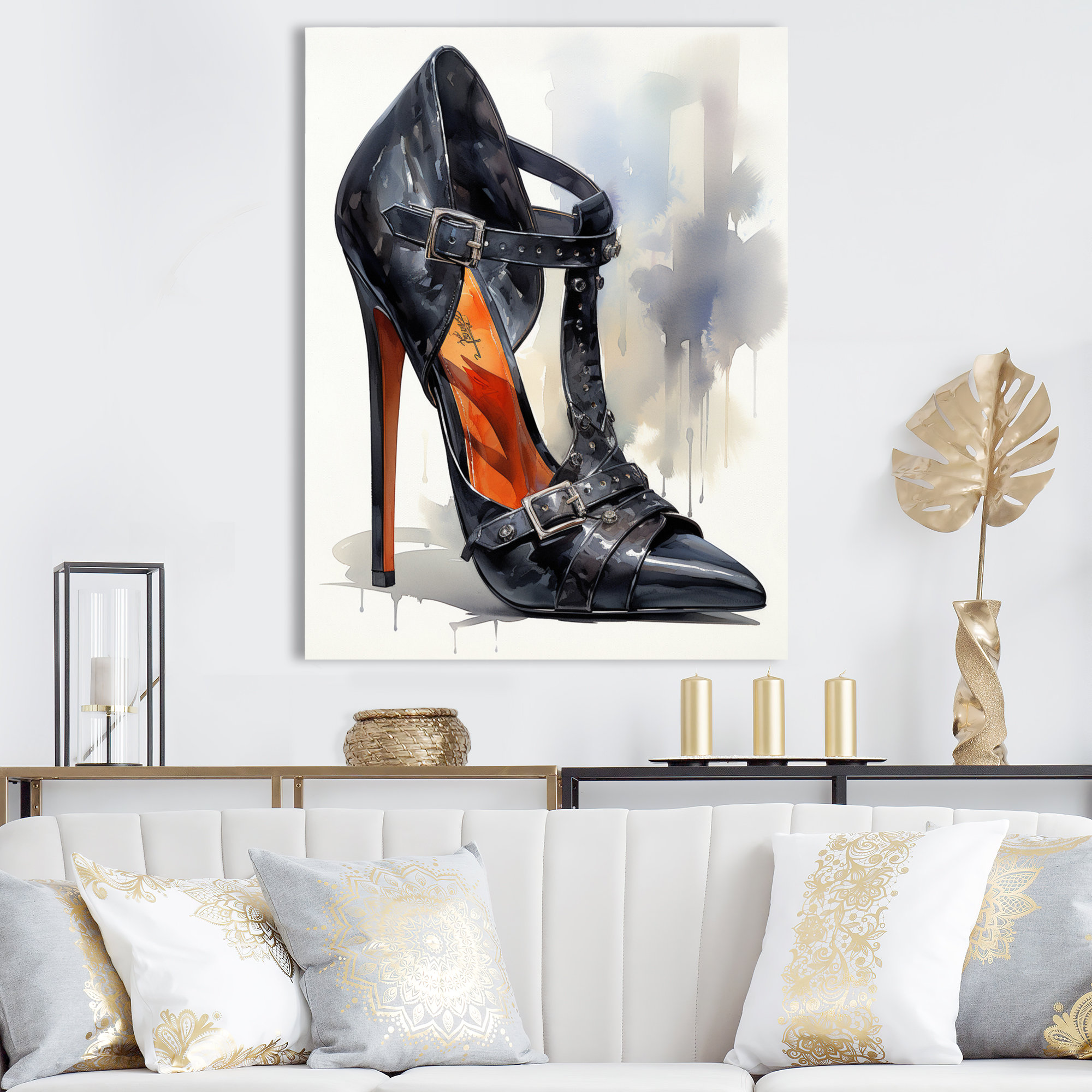 Mercer41 Quinaya Black Fashion High Heel Power II | Wayfair
