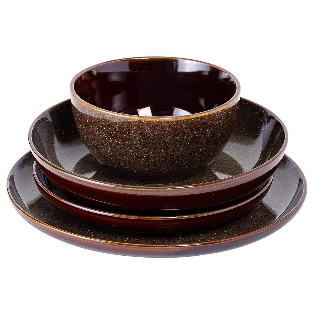 Gibson Elite Edwina 16 Piece Doible Bowl Dinnerware Set & Reviews ...