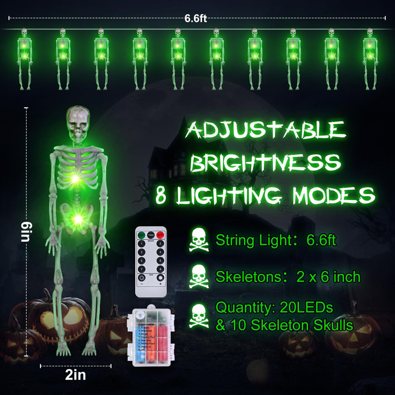 The Holiday Aisle® Halloween String Lights Decoration | Wayfair