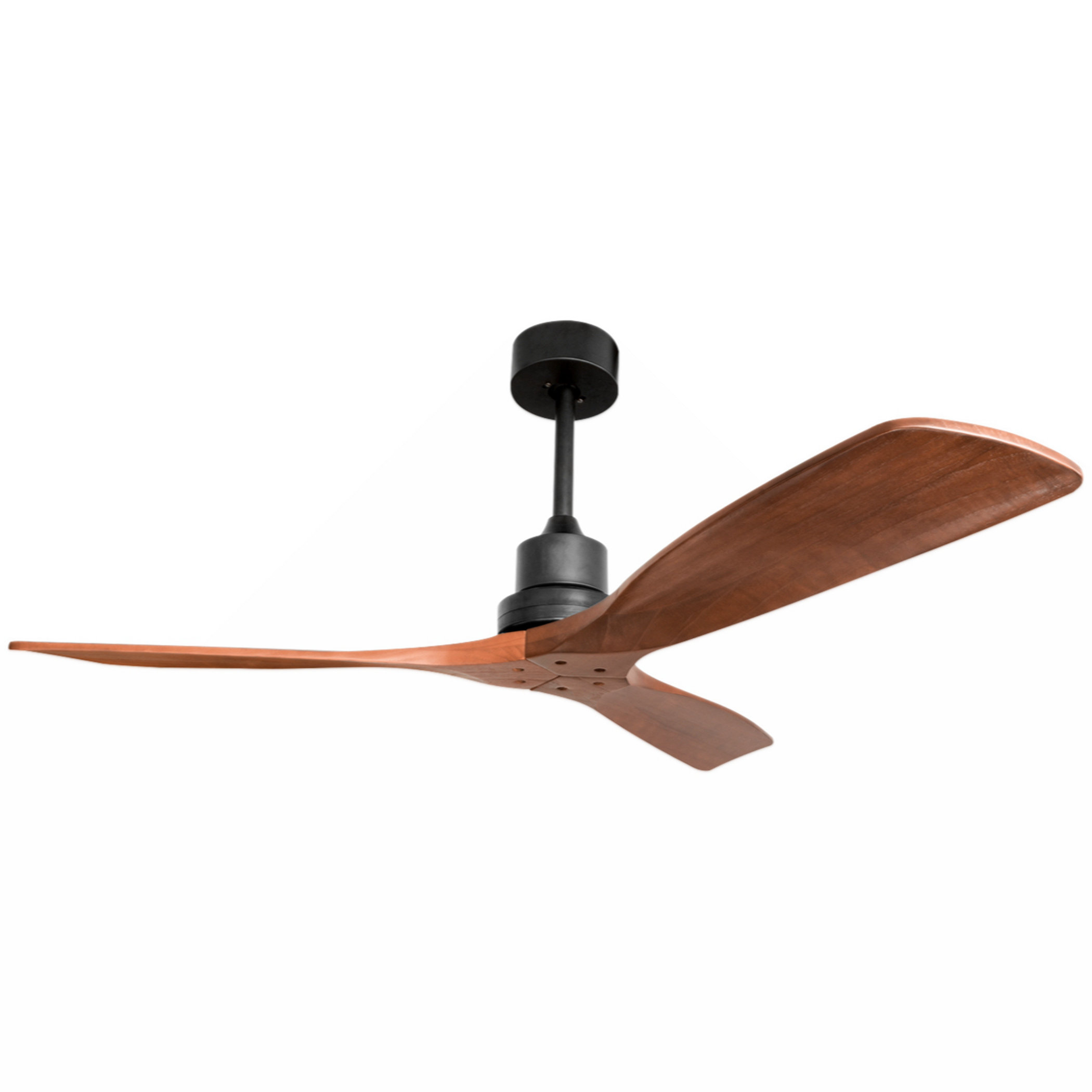 Wrought Studio 52Inch Outdoor Farmhouse Ceiling Fan with Remote Carved ...