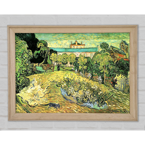 August Grove The Garden Of Daubigny by Van Goghs - Single Picture Frame ...