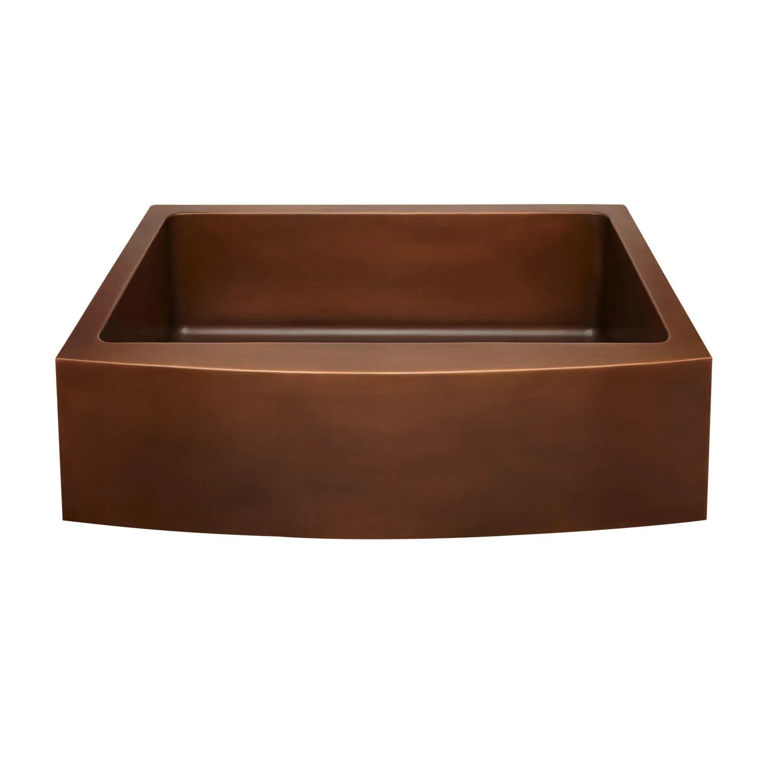 Signature Hardware 33" Kiana Curved Apron Copper Farmhouse Sink | Perigold