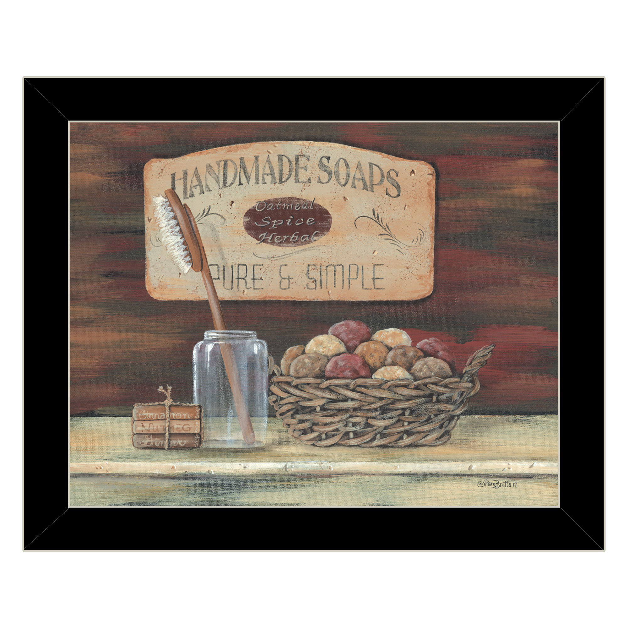 August Grove® HANDMADE SOAPS 5 Print Wall Art | Wayfair