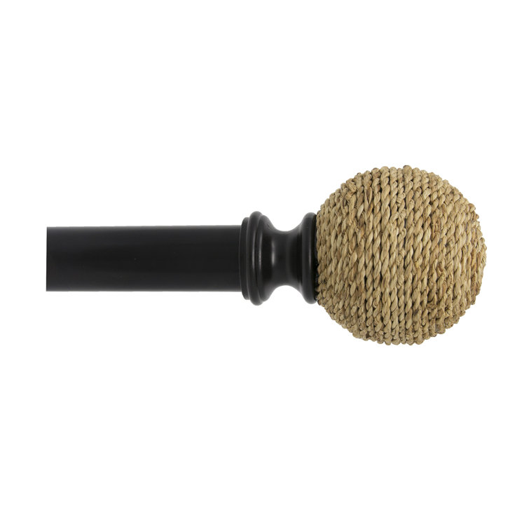 Sand & Stable Oaxaca Fabric Adjustable Single Curtain Rod & Reviews ...