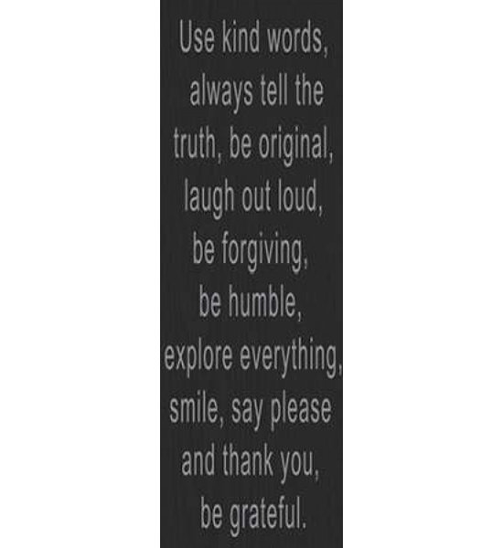 Trinx " Use Kind Words " by Taylor Greene | Wayfair