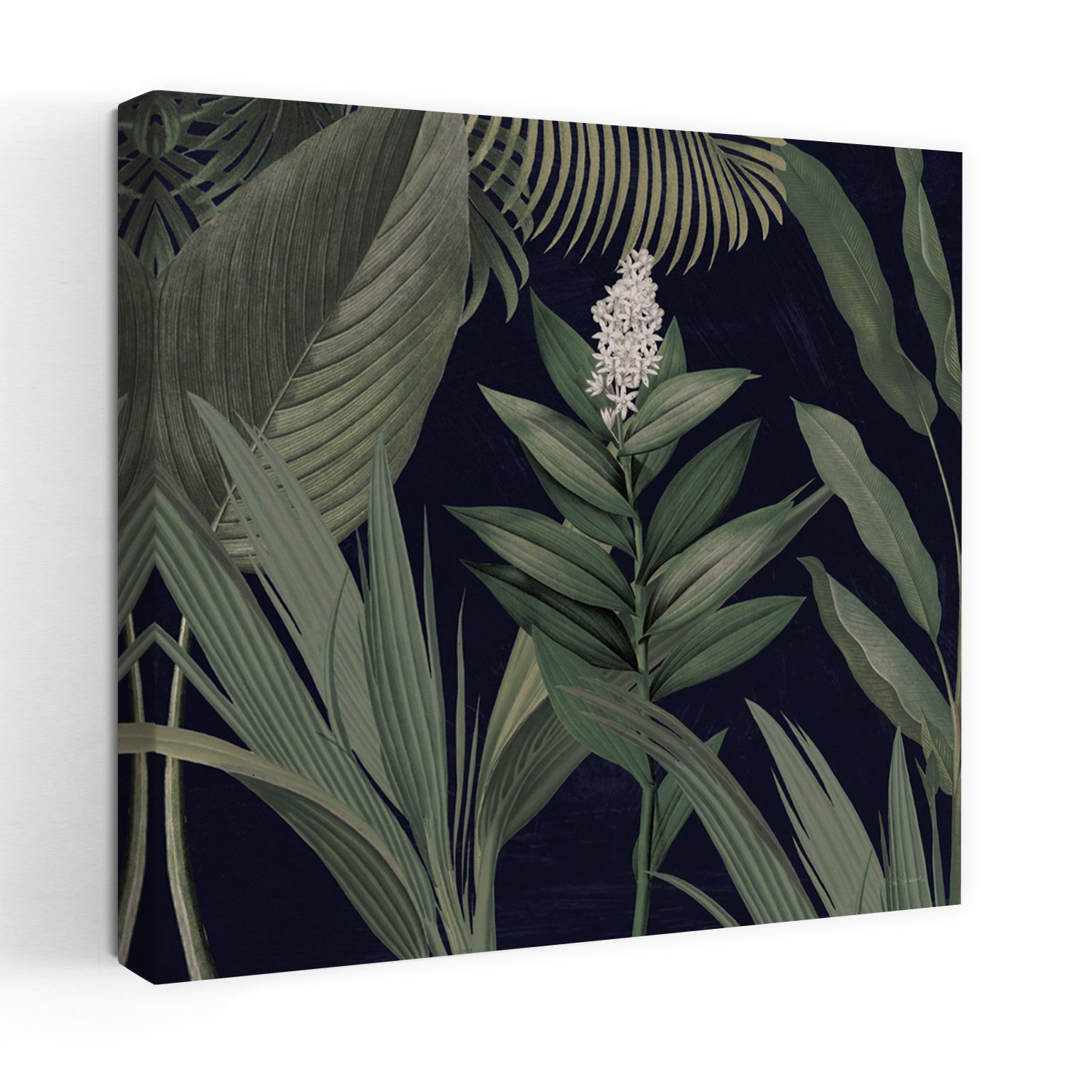 Bloomsbury Market Dramatic Tropical I Light Abstract Palm Tropical ...