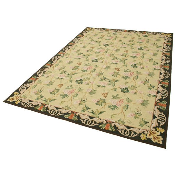 Darby Home Co Abygayle Cotton Floral Rug | Wayfair
