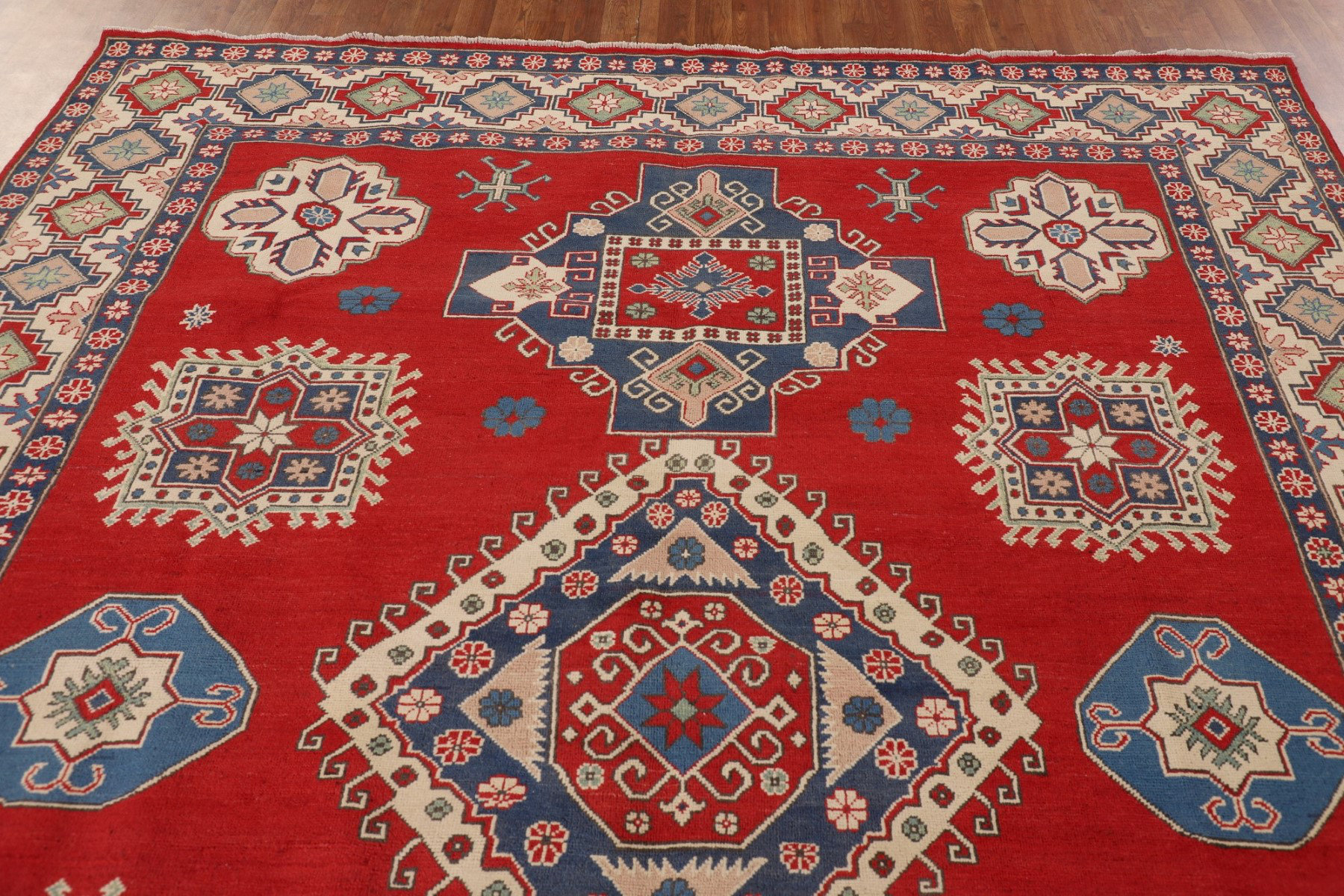 Rugsource Handmade Red Kazak Oriental Area Rug 8x11 | Wayfair