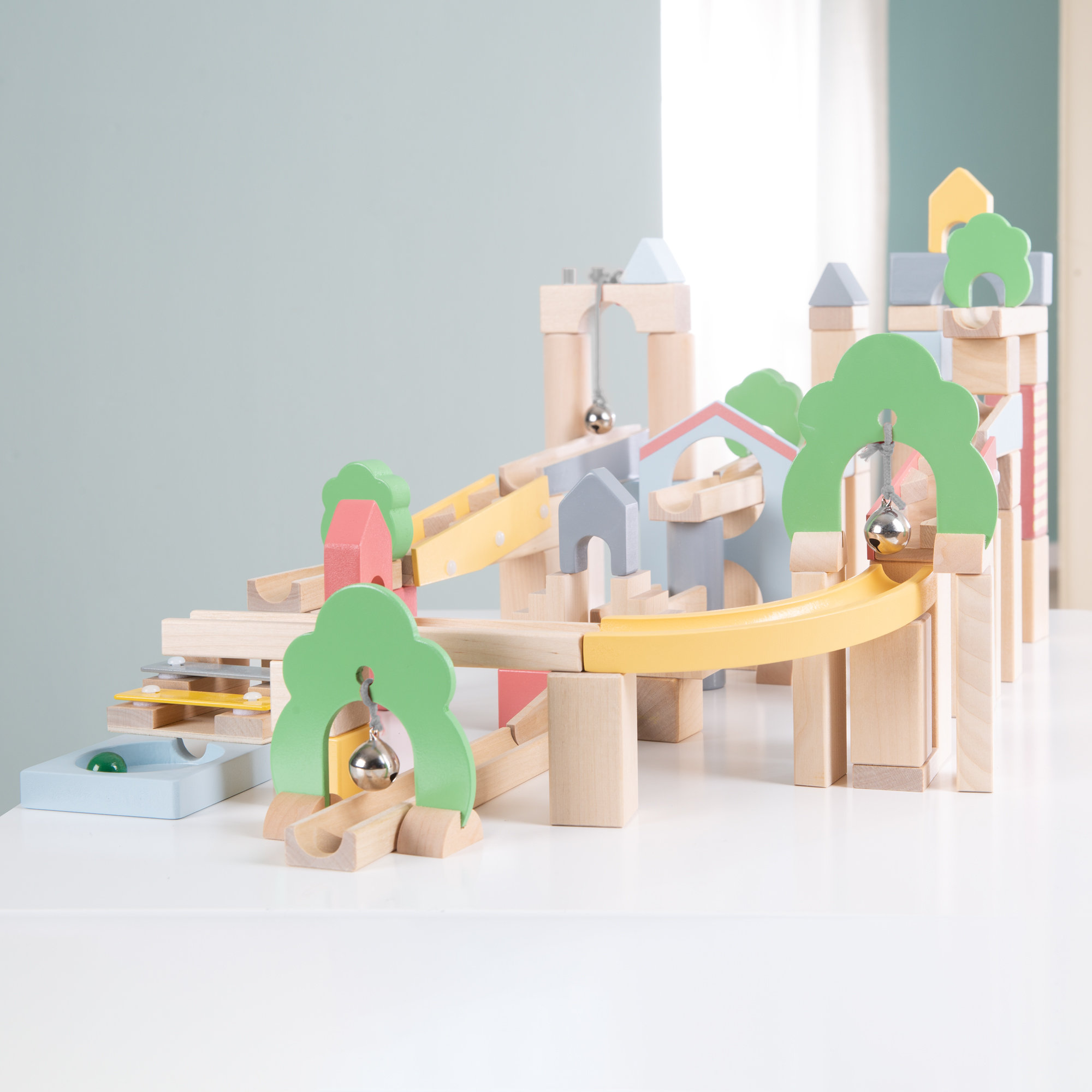 roba Colorful wooden marble run - ball run | Wayfair.ie