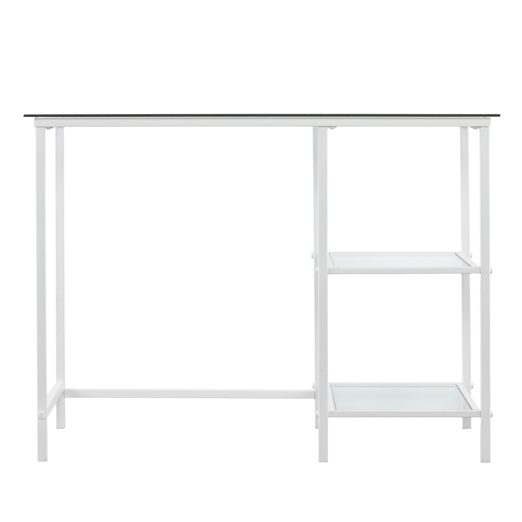 Wrought Studio™ Metal/Glass Student Desk | Wayfair