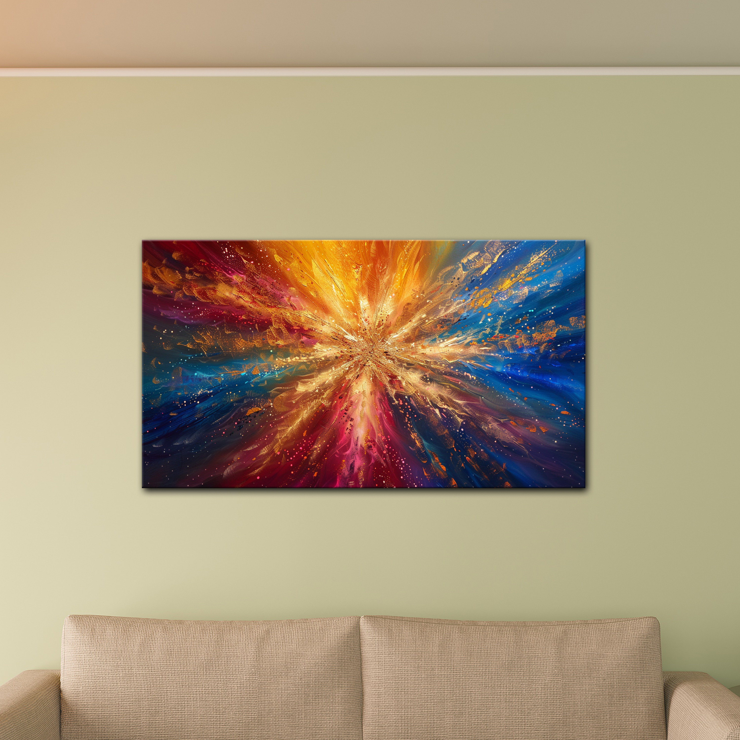 Wrought Studio™ Energy Burst: Cosmic Dazzle Big Bang by Genie's Poems ...