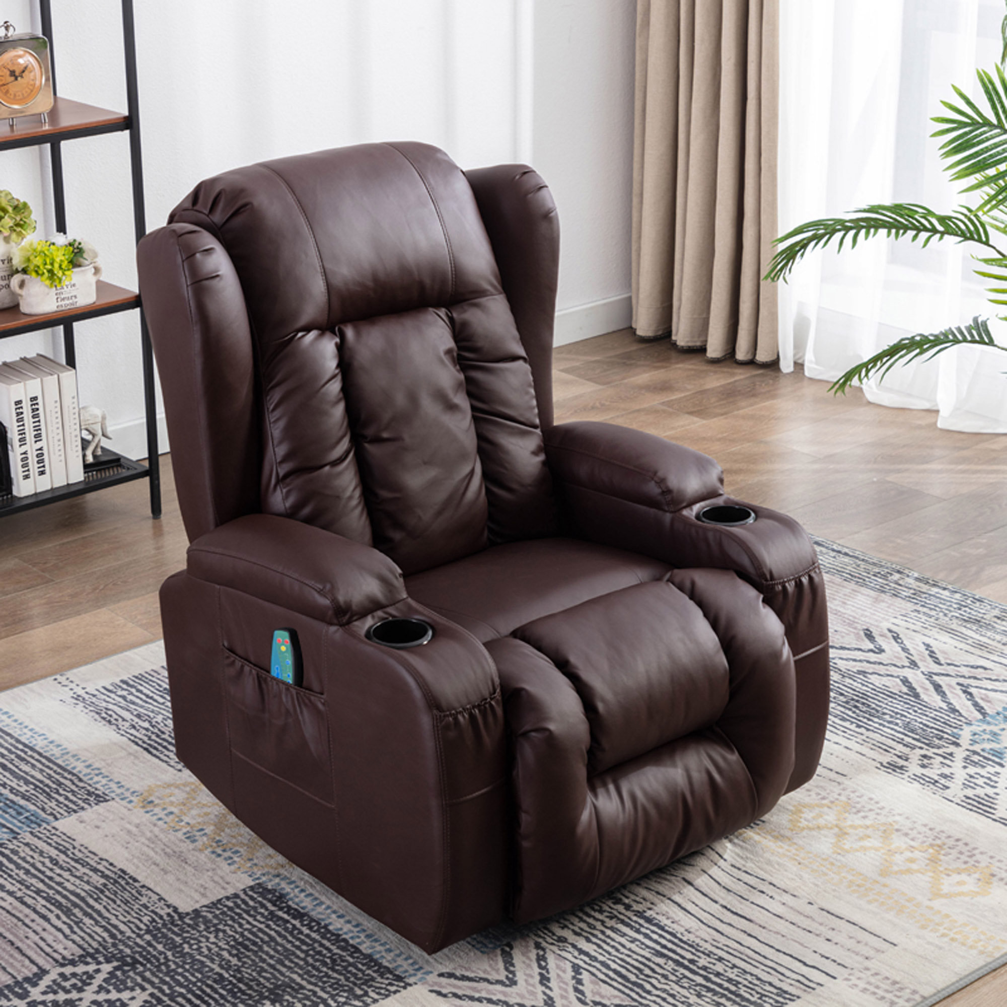 Latitude Run® Adjustable Home Theater Single Recliner Suitable for the ...