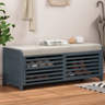 Ophelia & Co. TREXM Distressed Shutter Storage Bench With Acacia Veneer ...