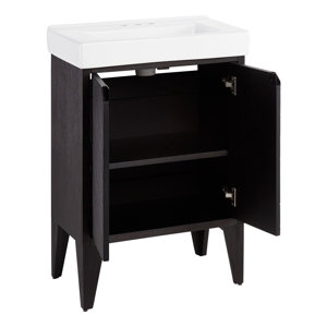Signature Hardware 24" Fircrest Single Bathroom Vanity with Integral ...