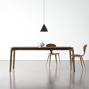 AllModern Jennings Solid Wood Base Dining Table & Reviews | Wayfair