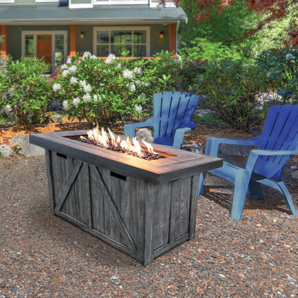 Sunbeam Grange Resin Propane Fire Pit Table - Wayfair Canada