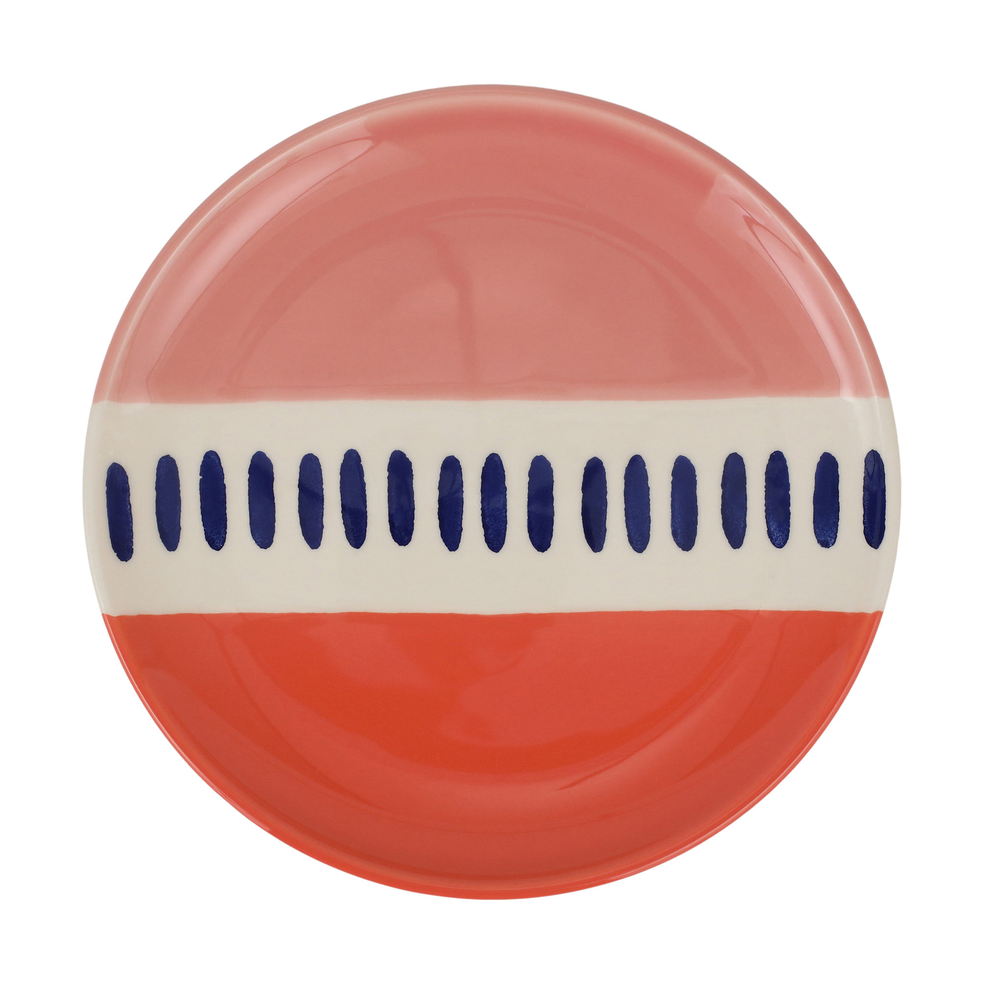 Viva by Vietri Moda Stripe Dinner Plate | Wayfair