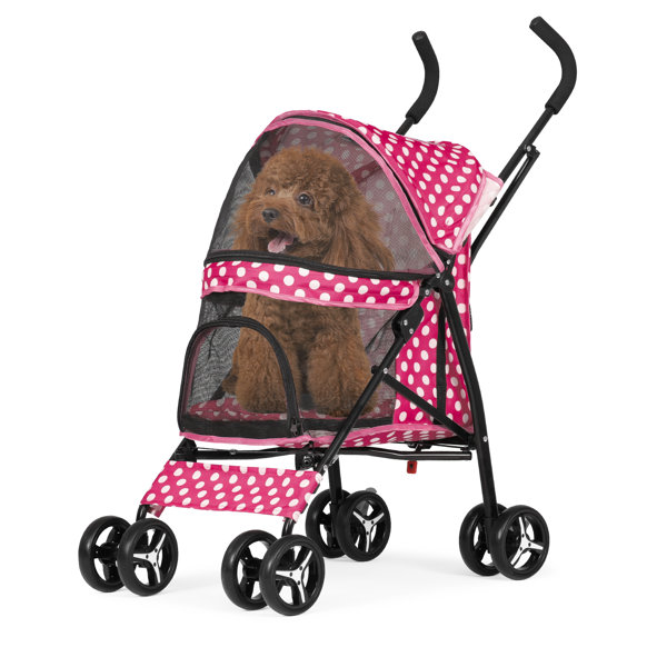 Magshion Pet Stoller Dog Cat Stoller Comfortable Lightweight Stroller ...