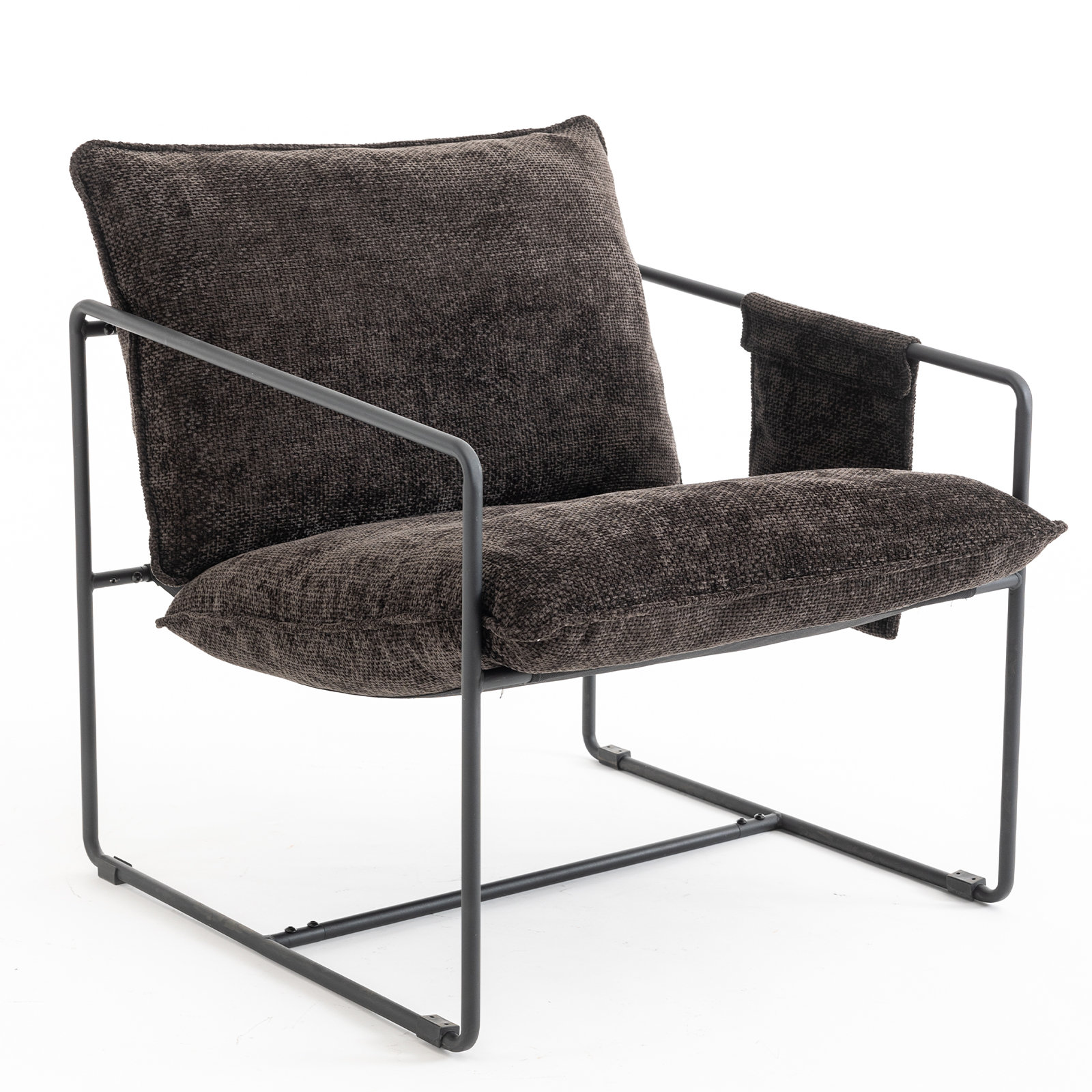 Mercer41 Metal Frame Upholstered Chair(set of 2) - Wayfair Canada