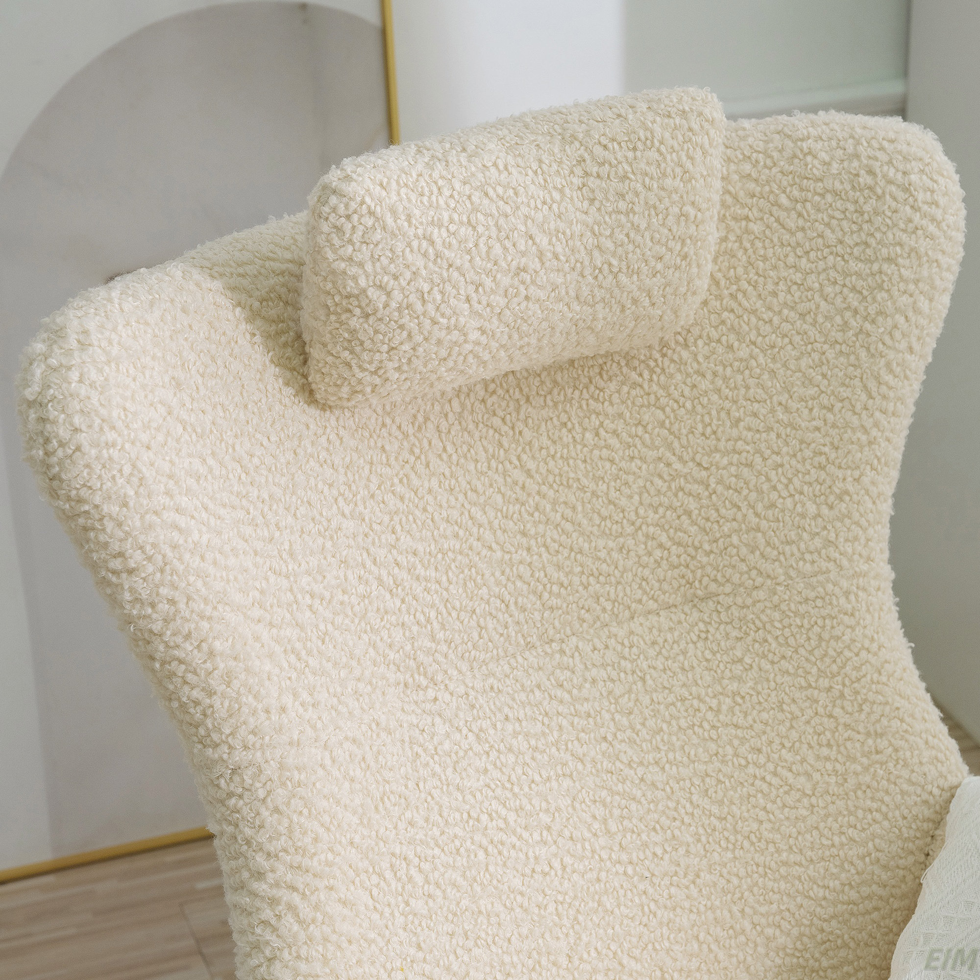 George Oliver Rocking Chair Nursery, Teddy Upholstered Rocker Glider ...