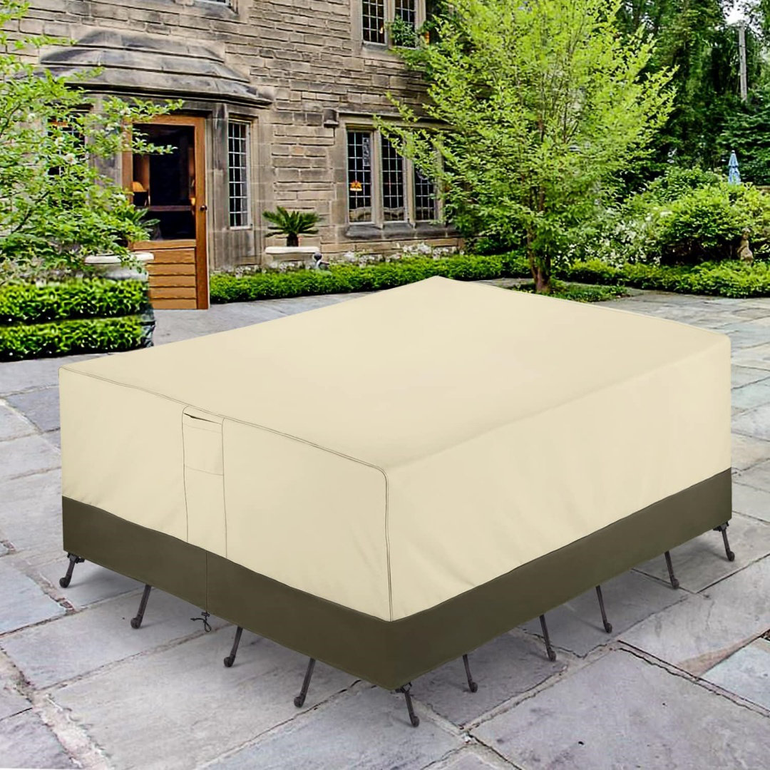 Latitude Run® Patio Furniture Covers, 600D Waterproof Rectangular/Oval ...