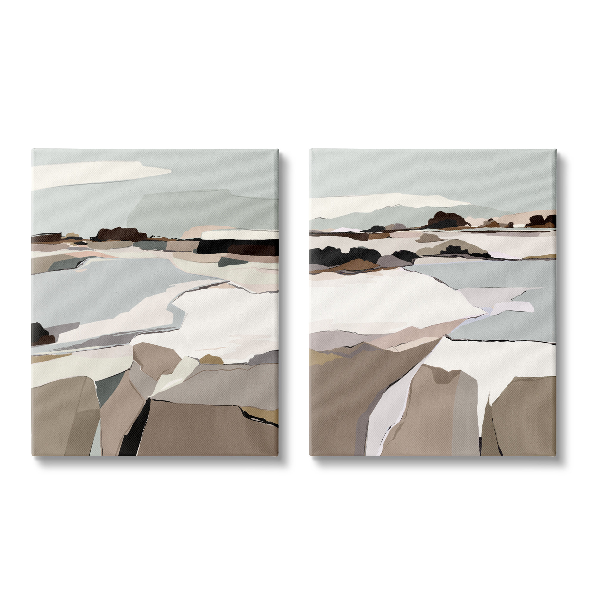 Latitude Run® Abstract Swedish Landscape Shapes by Nikita Jariwala - 2 ...