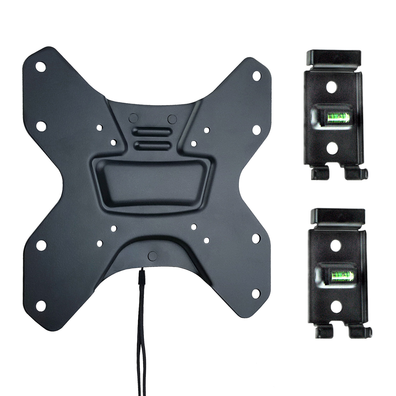 Master Mounts Black Fixed Multi Screen Wall Mount for Greater than 50 ...