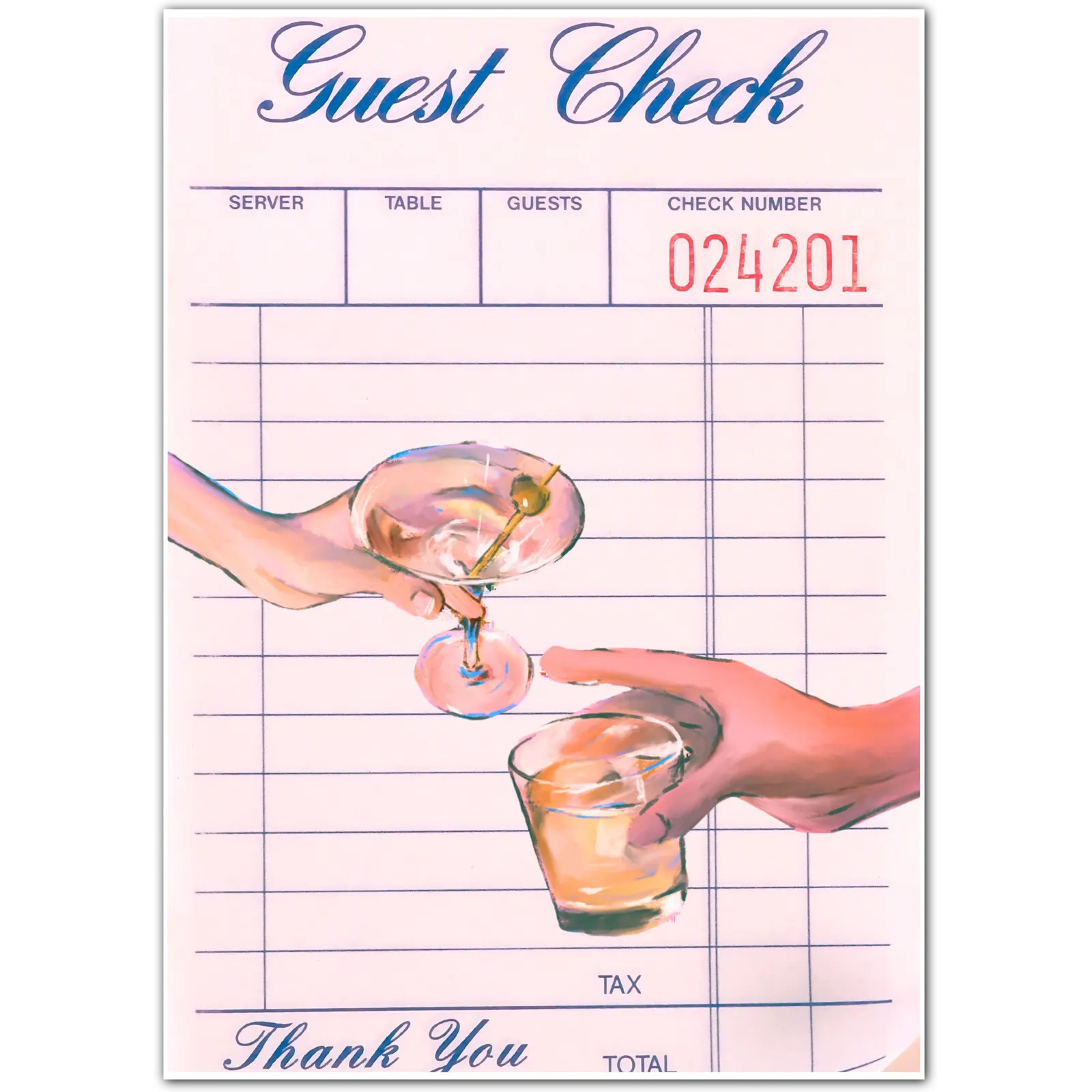 ClassicLiving Guest Check Drinks Selection Art Print | Wayfair.co.uk