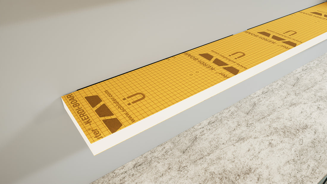 The Original Granite Bracket Ready-to-Tile Free Floating Shelf with ...