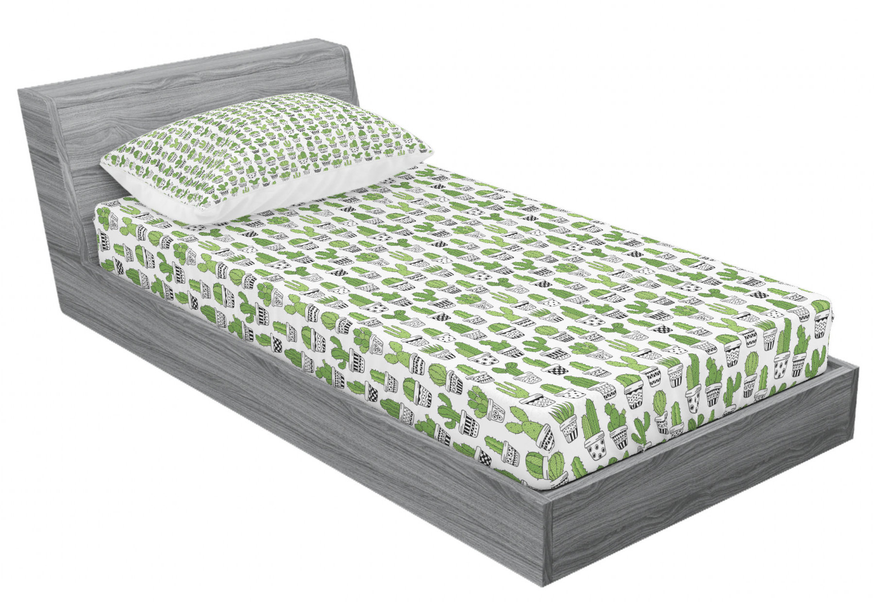 Ambesonne Cactus Microfiber Sheet Set | Wayfair