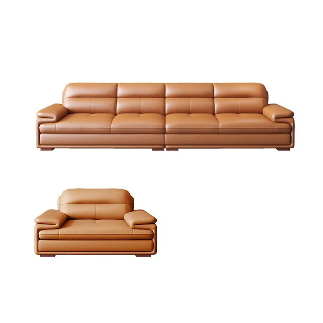 PPEDKS Nordic light luxury modern straight row sofa - Wayfair Canada