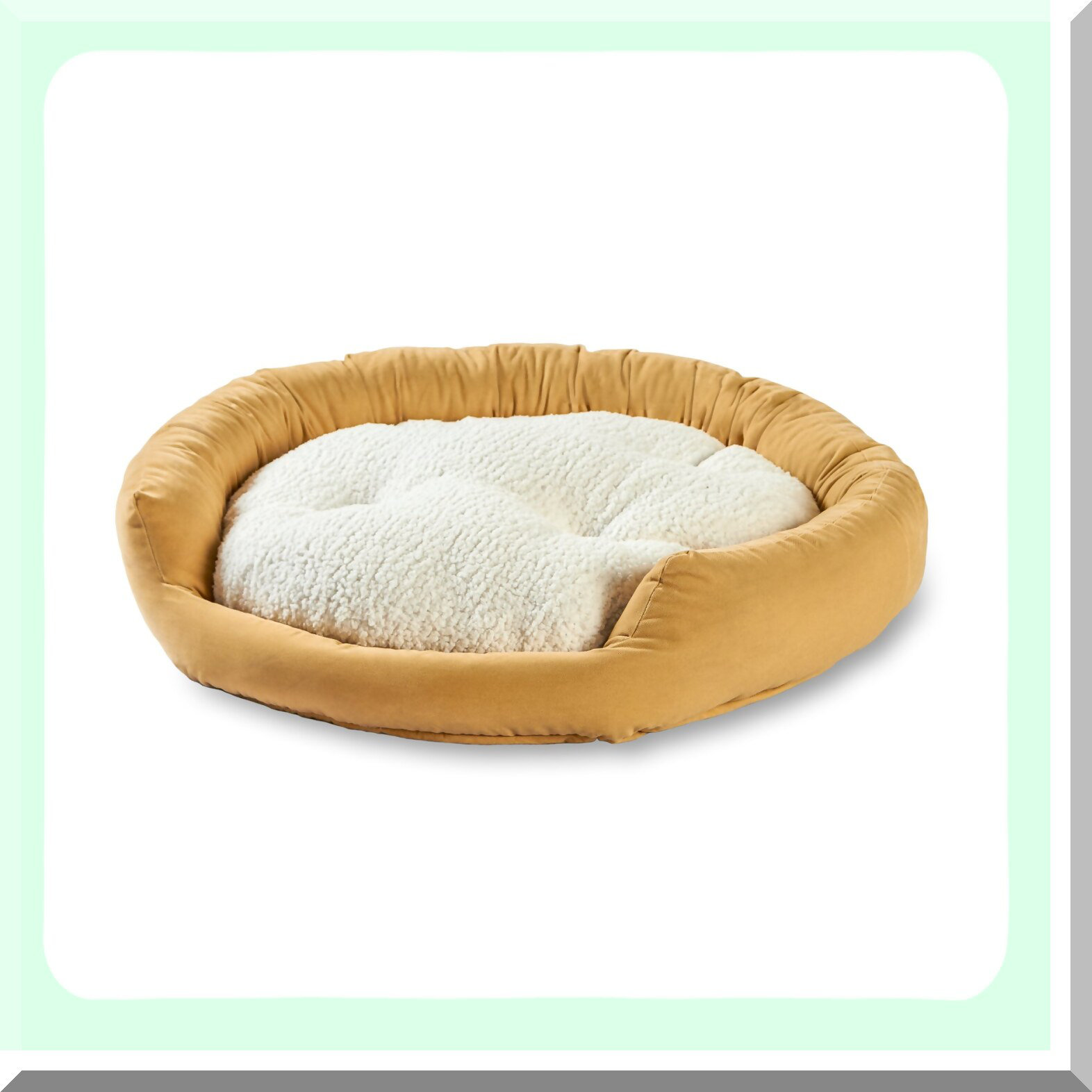 MODAIO CozyCat Cuddle Haven with Sherpa Pillow - Plush Donut Bed for ...