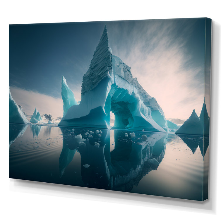 Highland Dunes Floating Majestic North American Iceberg III " Floating ...