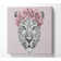 Latitude Vive Calcidon The Rose Head Leopard - Wrapped Canvas Print ...