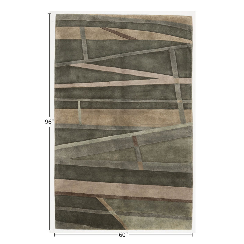 String Matter Rectangle 5' X 8' Area Rug | Wayfair