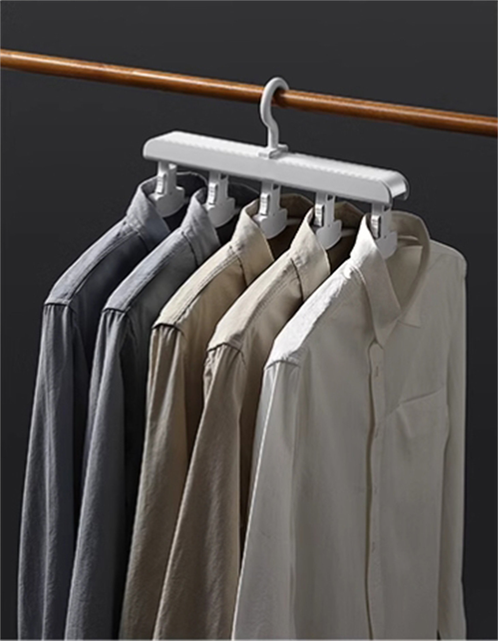 Rebrilliant Odilo Plastic Non-Slip Clothes Hanger for Dress/Shirt ...