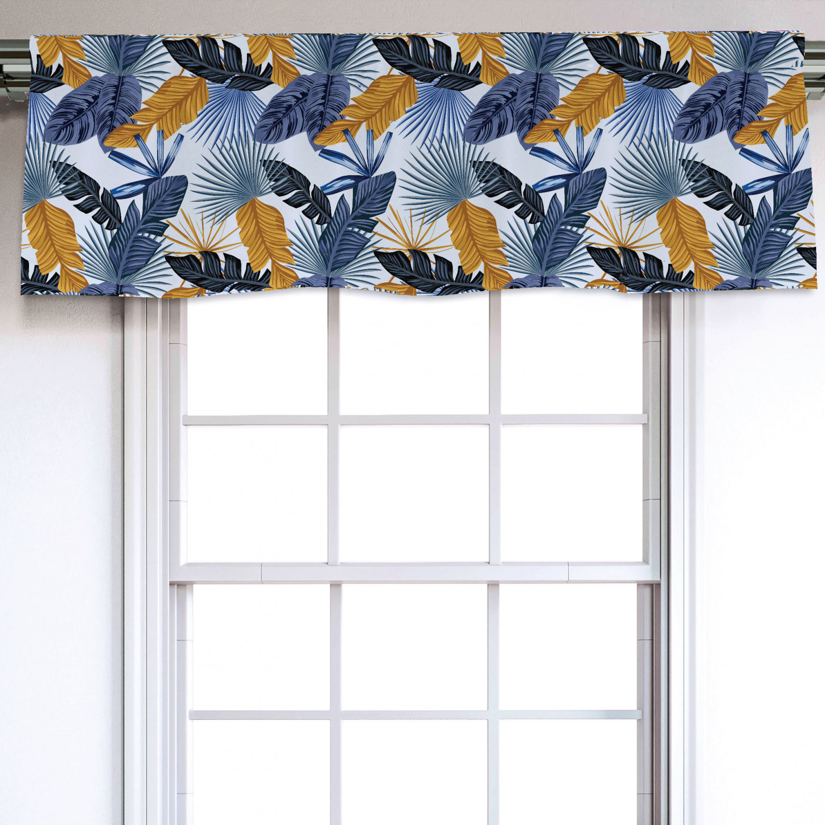 East Urban Home Hawaiian 54" Window Valance | Wayfair