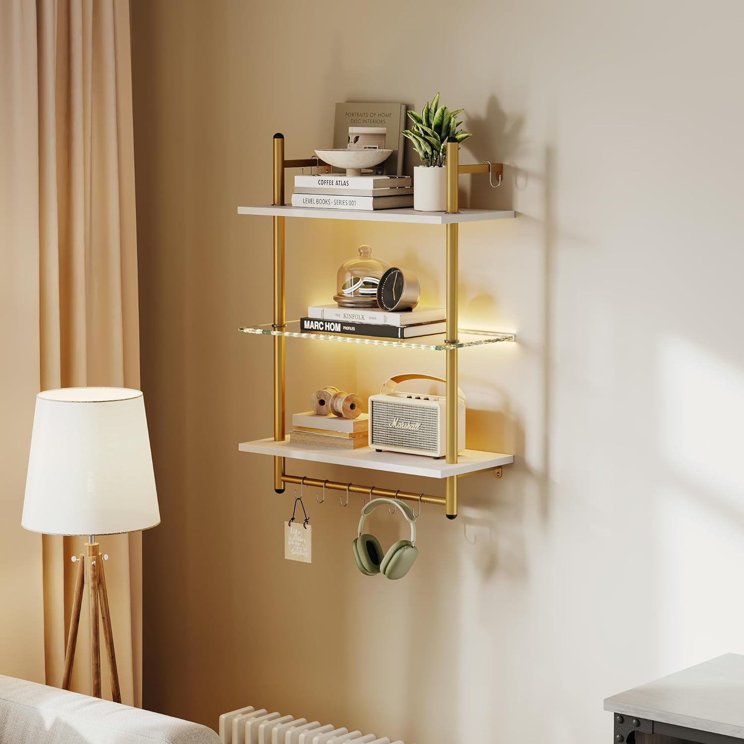 Orren Ellis Amjid 3 Piece Wood Floating Shelf - Wayfair Canada