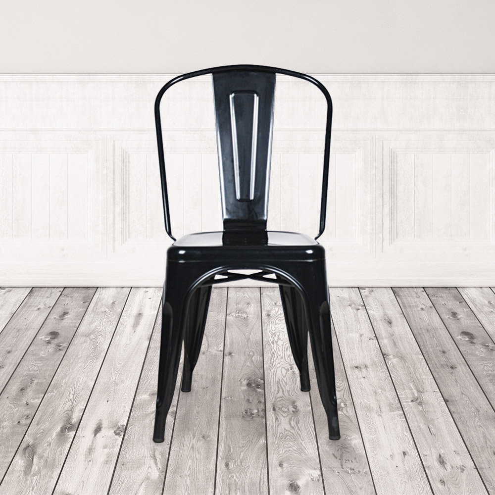 Amerivend Works Metal Stacking Side Chair & Reviews | Wayfair