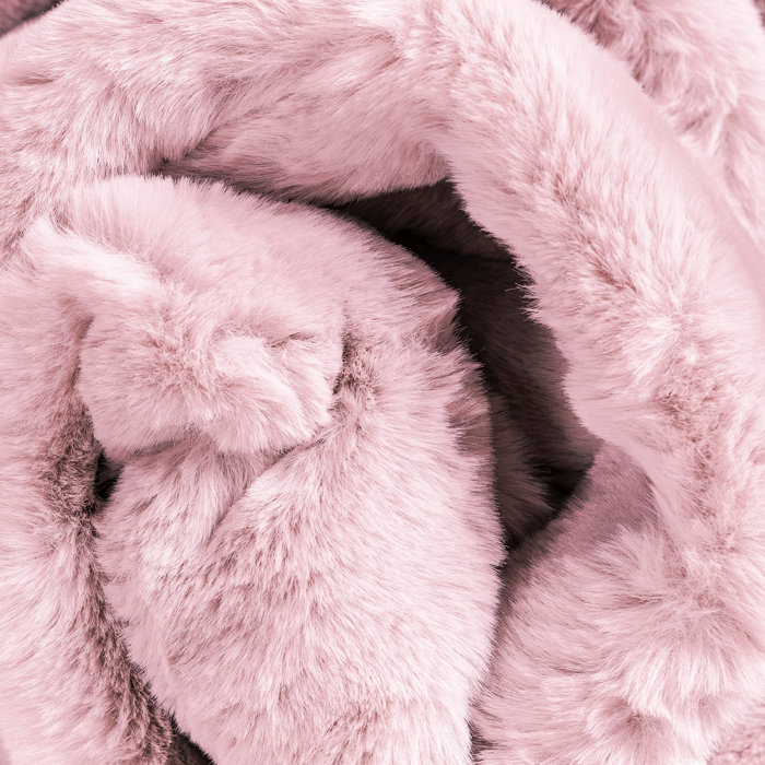 Mercer41 Sunaina Faux Fur Solid Color Rug & Reviews | Wayfair