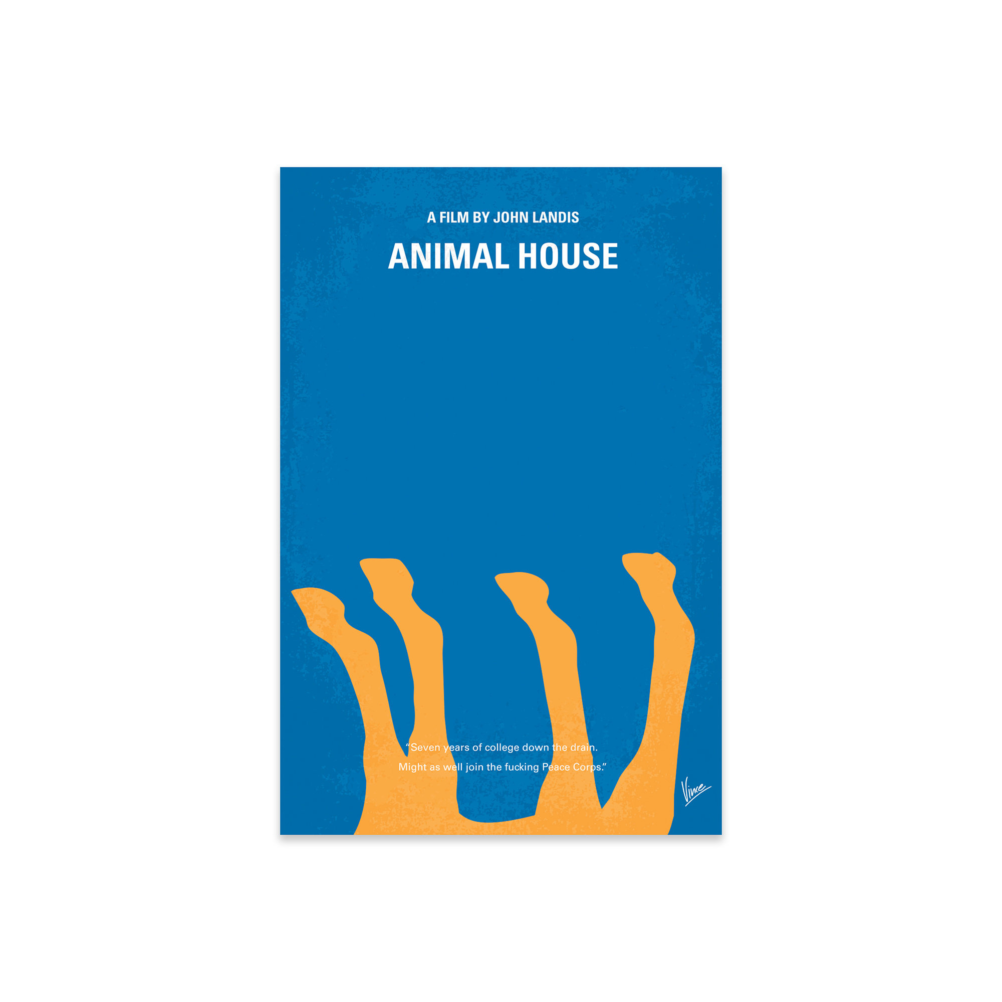 iCanvas Animal House Minimal Movie Poster by Chungkong - No Frame ...