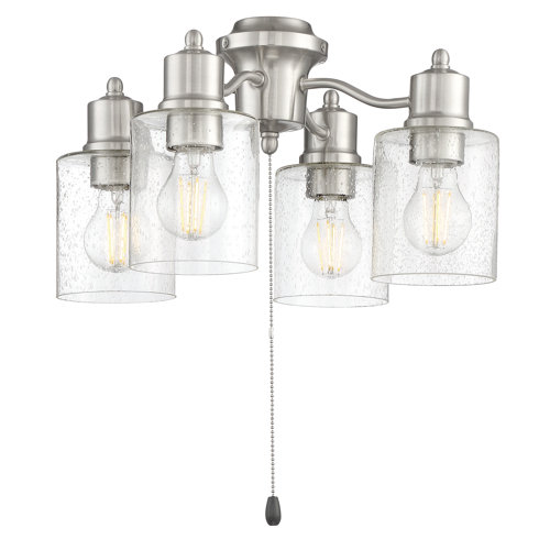 Indoor / Outdoor Ceiling Fan Light Kits You'll Love | Wayfair