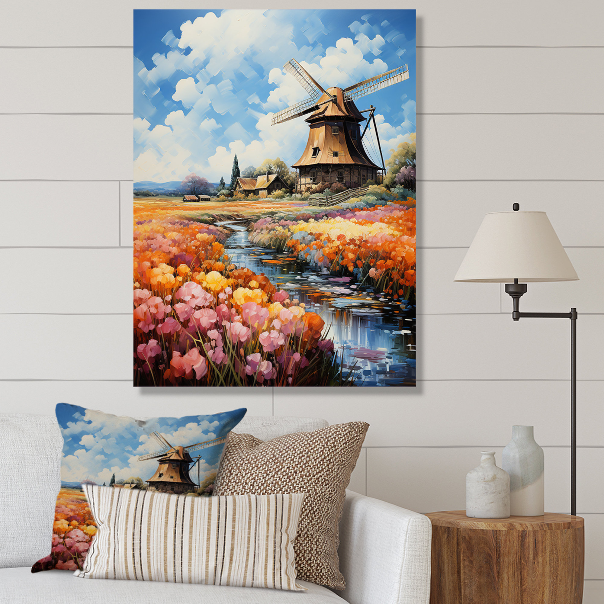 August Grove® Orange Grey Netherlands Dutch Tranquility Netherlands ...
