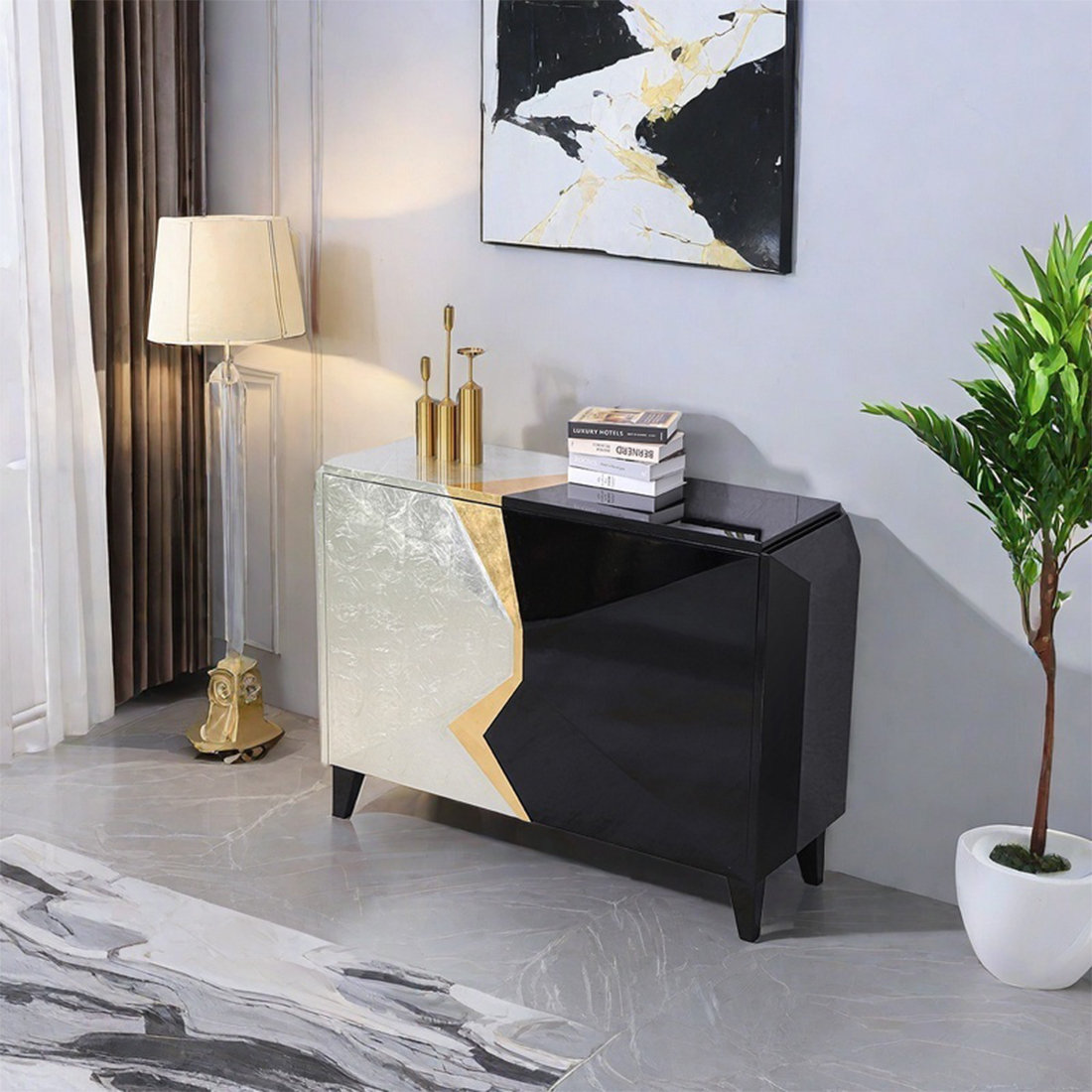 Ruthber Solutions Extra-Large Storage Cabinet with Birch Frame | Wayfair