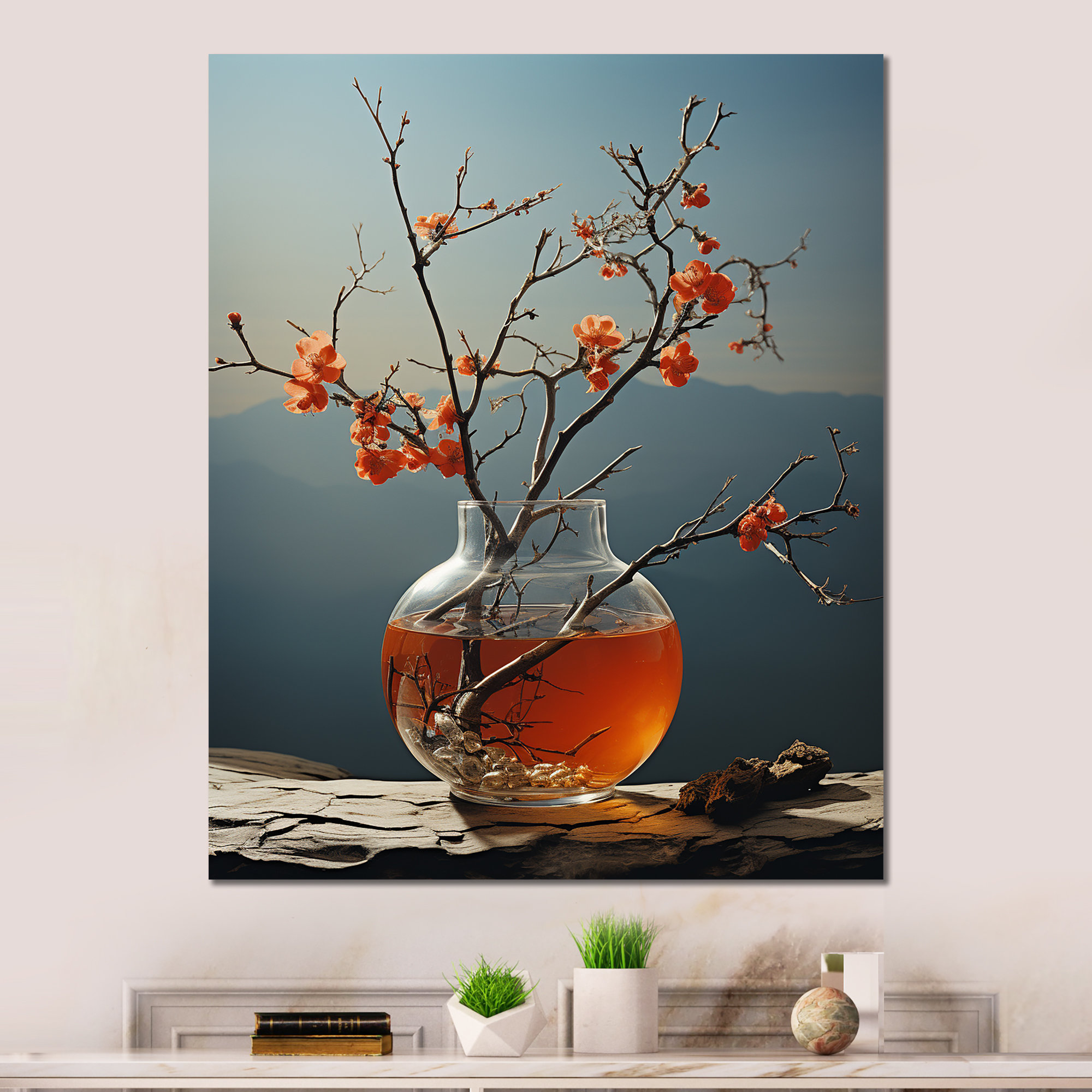 Red Barrel Studio® " Coral Charisma Vase Enigma " on | Wayfair
