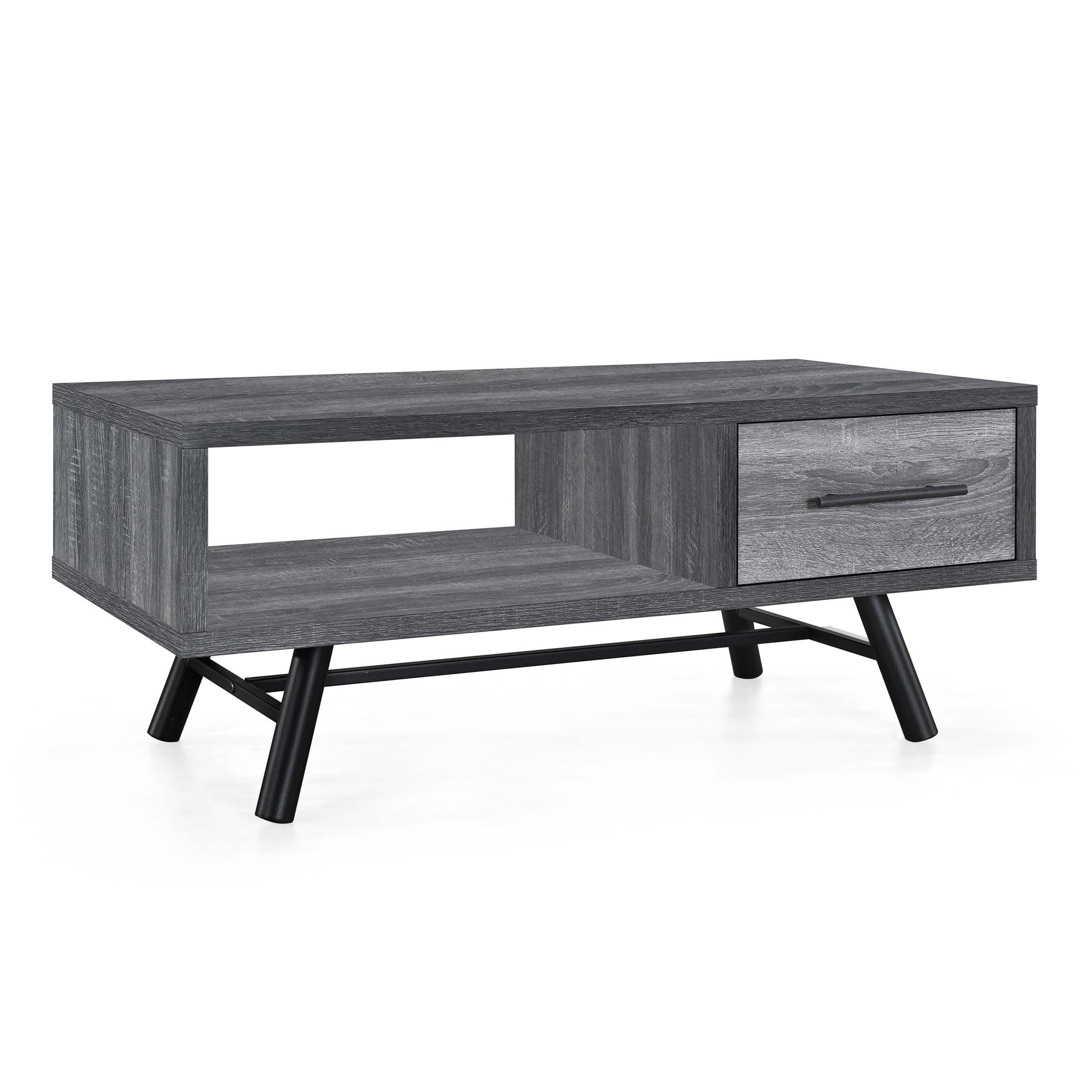 Corrigan Studio Rectangular Coffee Table with Manufactured Wood Table ...