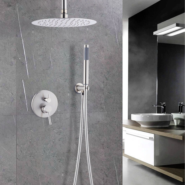 ACME Furniture Thermostatic Complete Shower System with Rough in-Valve ...